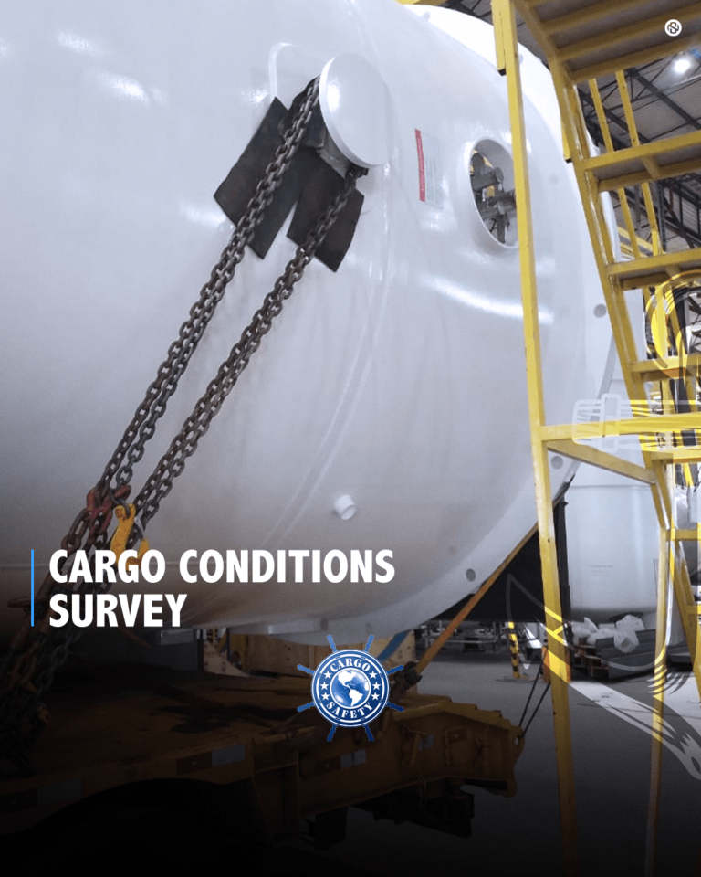 Cargo Conditions Survey é com a Cargo Safety – Cargo Safety